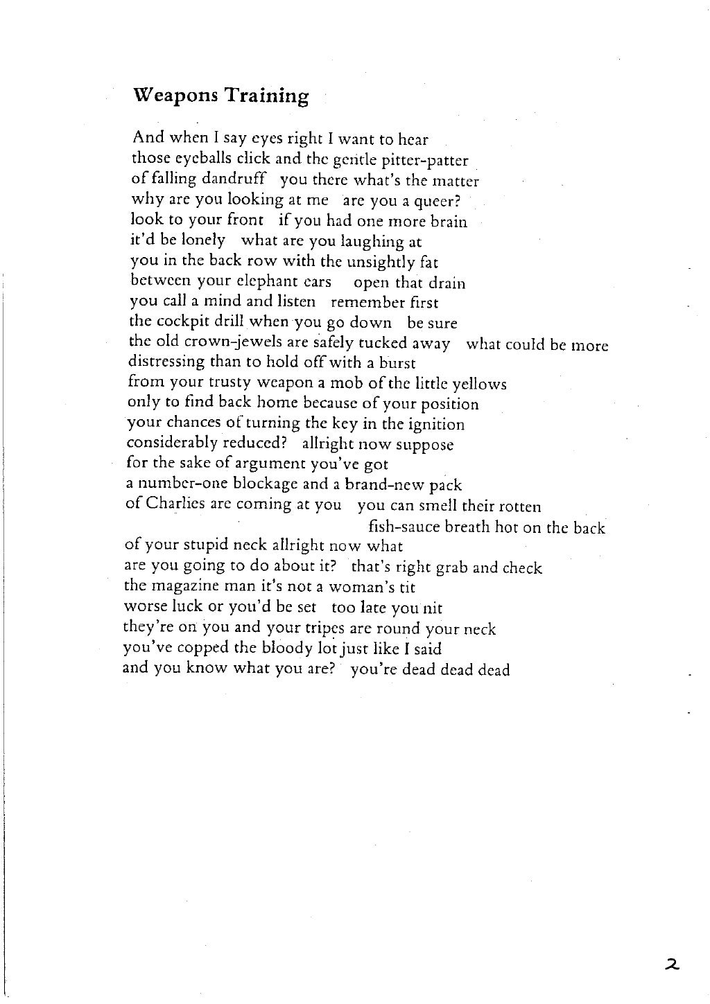 Bruce Dawe Poems