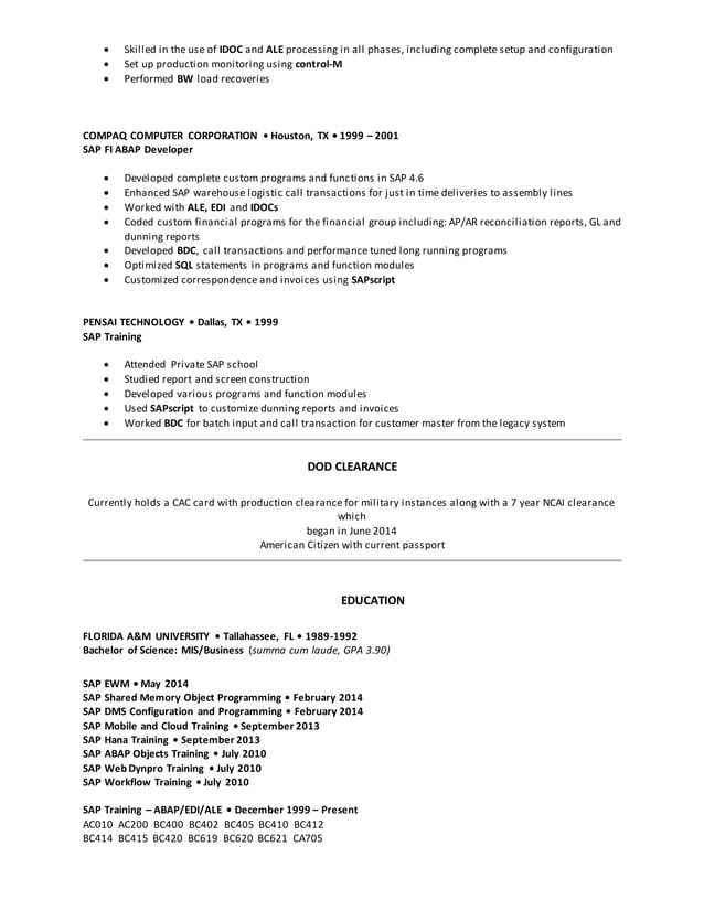 Bruce king resume july 2016 | PDF