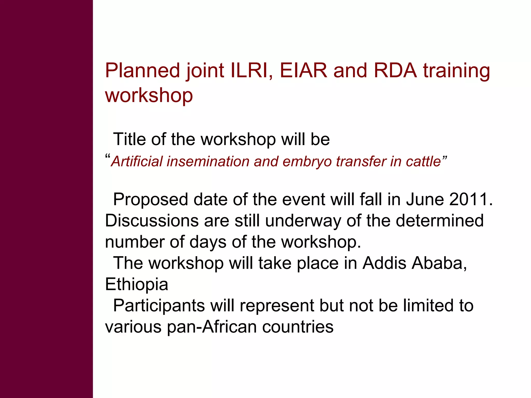 Knowledge to Action: ILRI’s role in pro-poor livestock research for ...