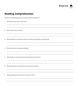 Bruce lee 1 | PDF | Movies | Entertainment