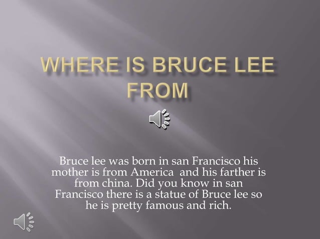 Bruce lee | PPT