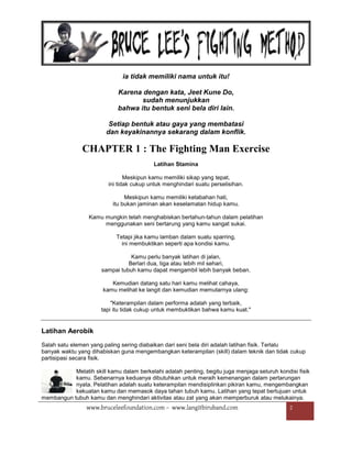 Bruce lee fighting method (ind) | PDF
