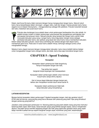 Bruce lee fighting method (ind) | PDF