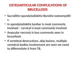 brucella presentation clinical aspects pptx | PPTX