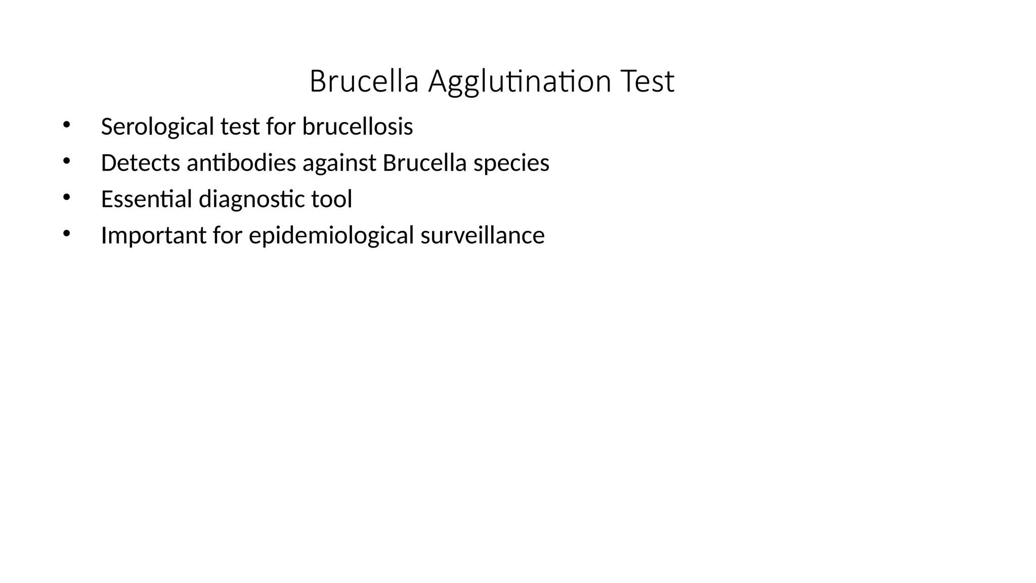 Brucella-Agglutination-Test brucella test | PPTX