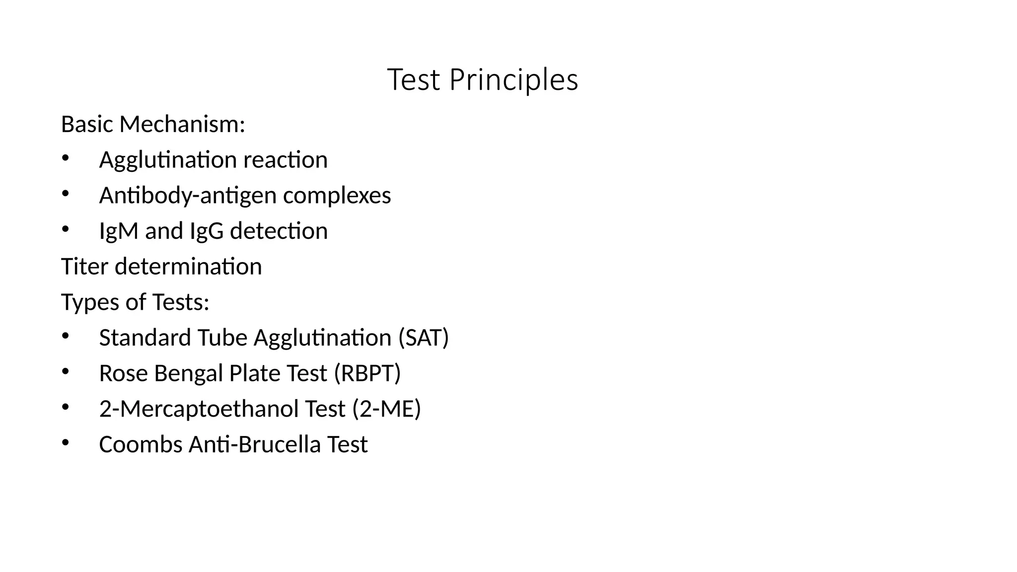 Brucella-Agglutination-Test brucella test | PPTX