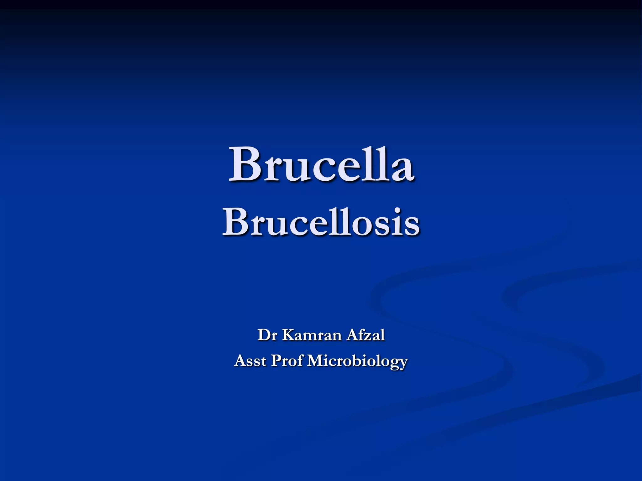 Brucella and mycoplasma | PPSX | Infectious Diseases | Diseases and ...