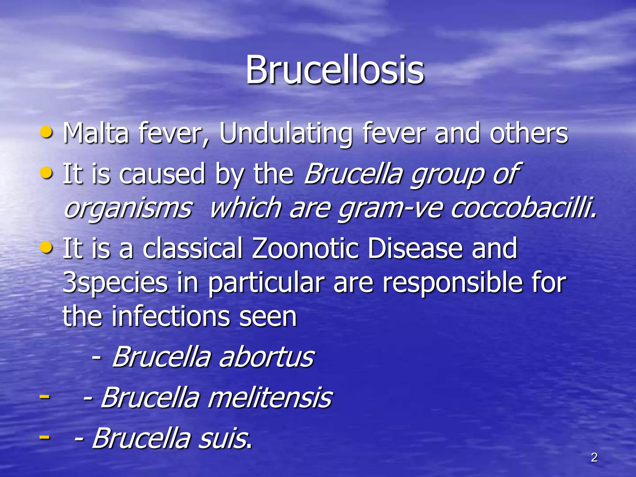 Brucellosis | PPT