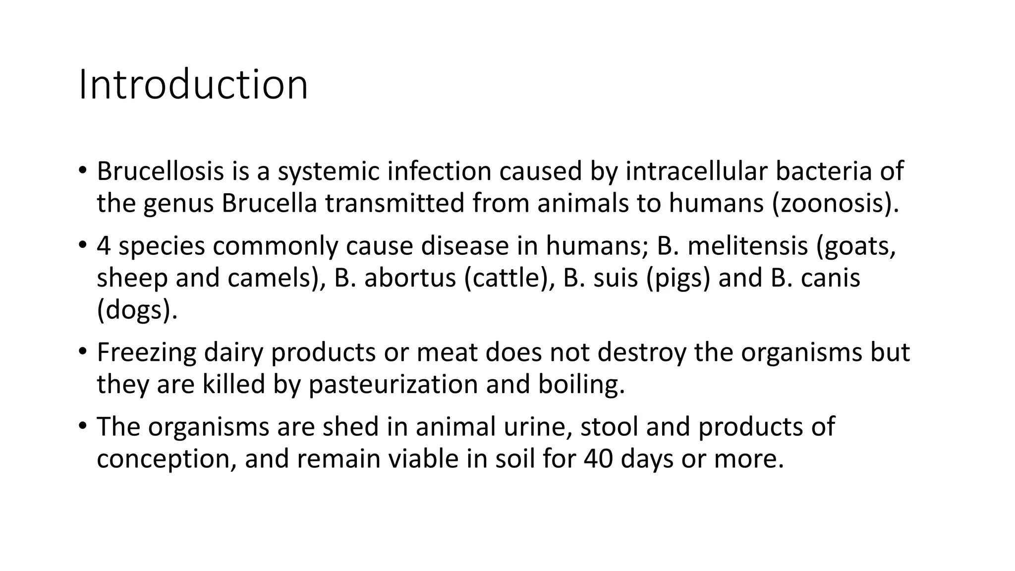 Brucellosis.pptx | Digestive Disorders | Diseases and Conditions