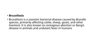 Brucellosis.pptxdddddddddddsssssssssssscc | PPT