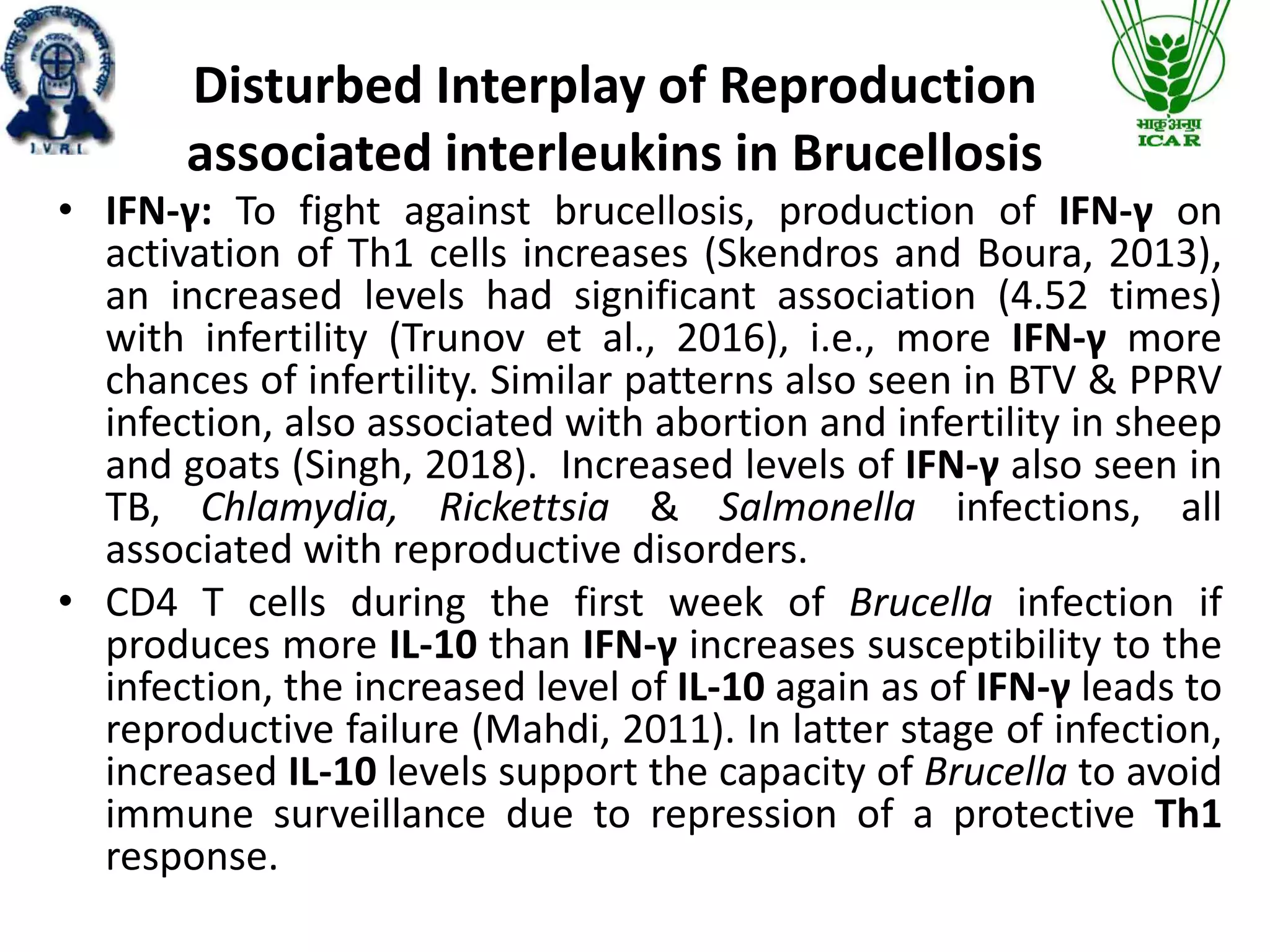 Brucellosis a negative modulator of reproduction | PPT
