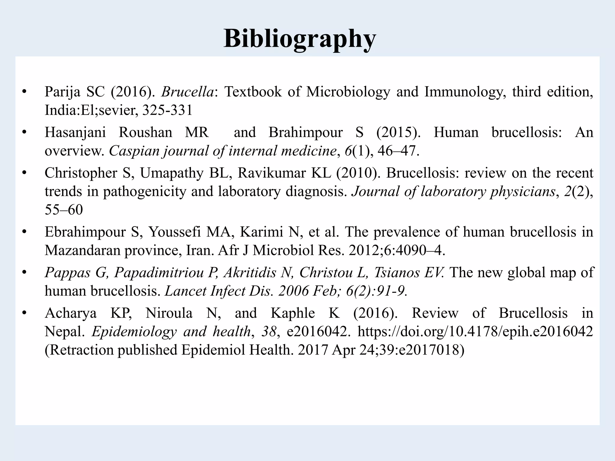 Brucellosis ppt | PPTX