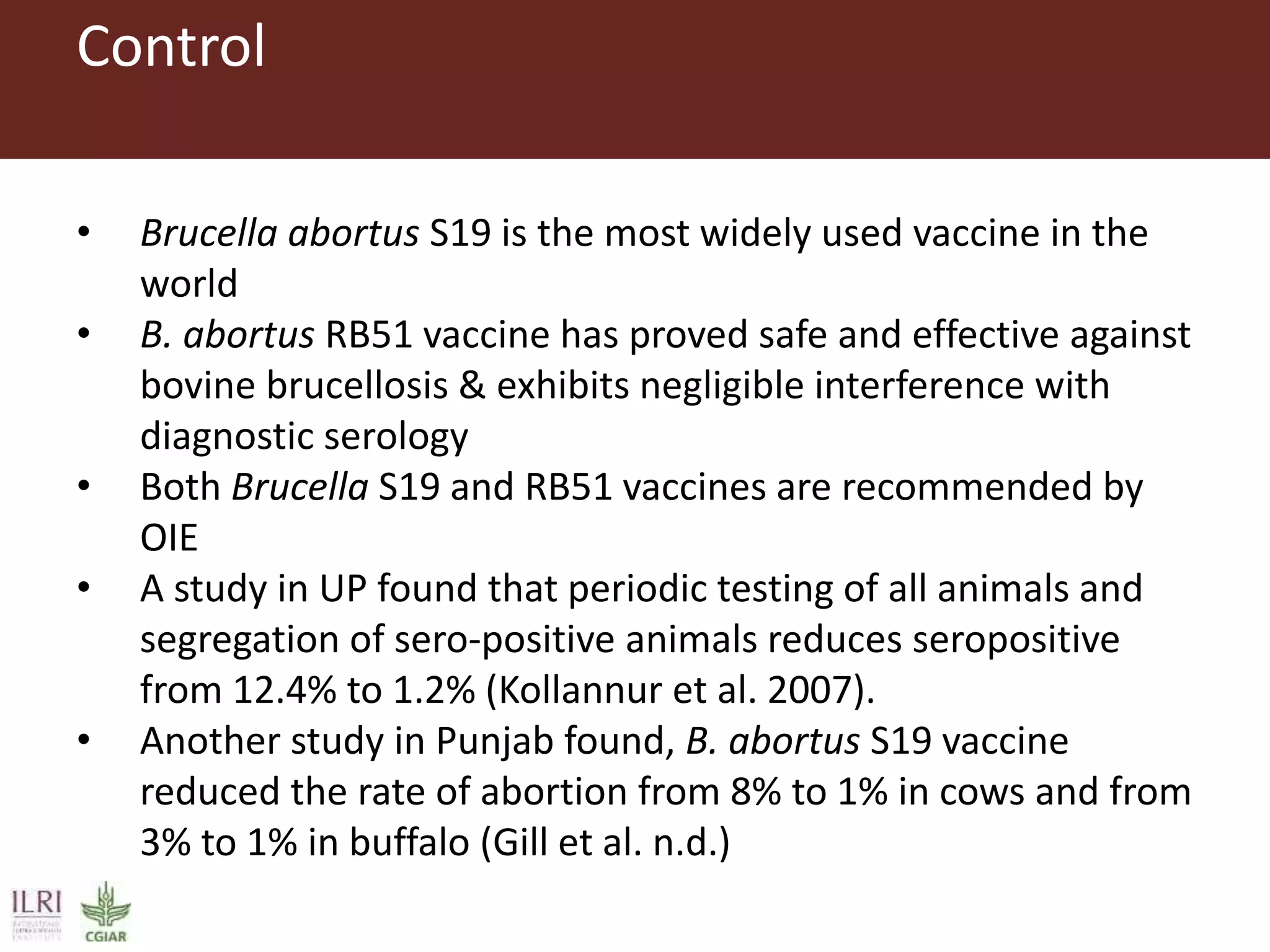 Epidemiological research on brucellosis in India: Knowledge generated ...