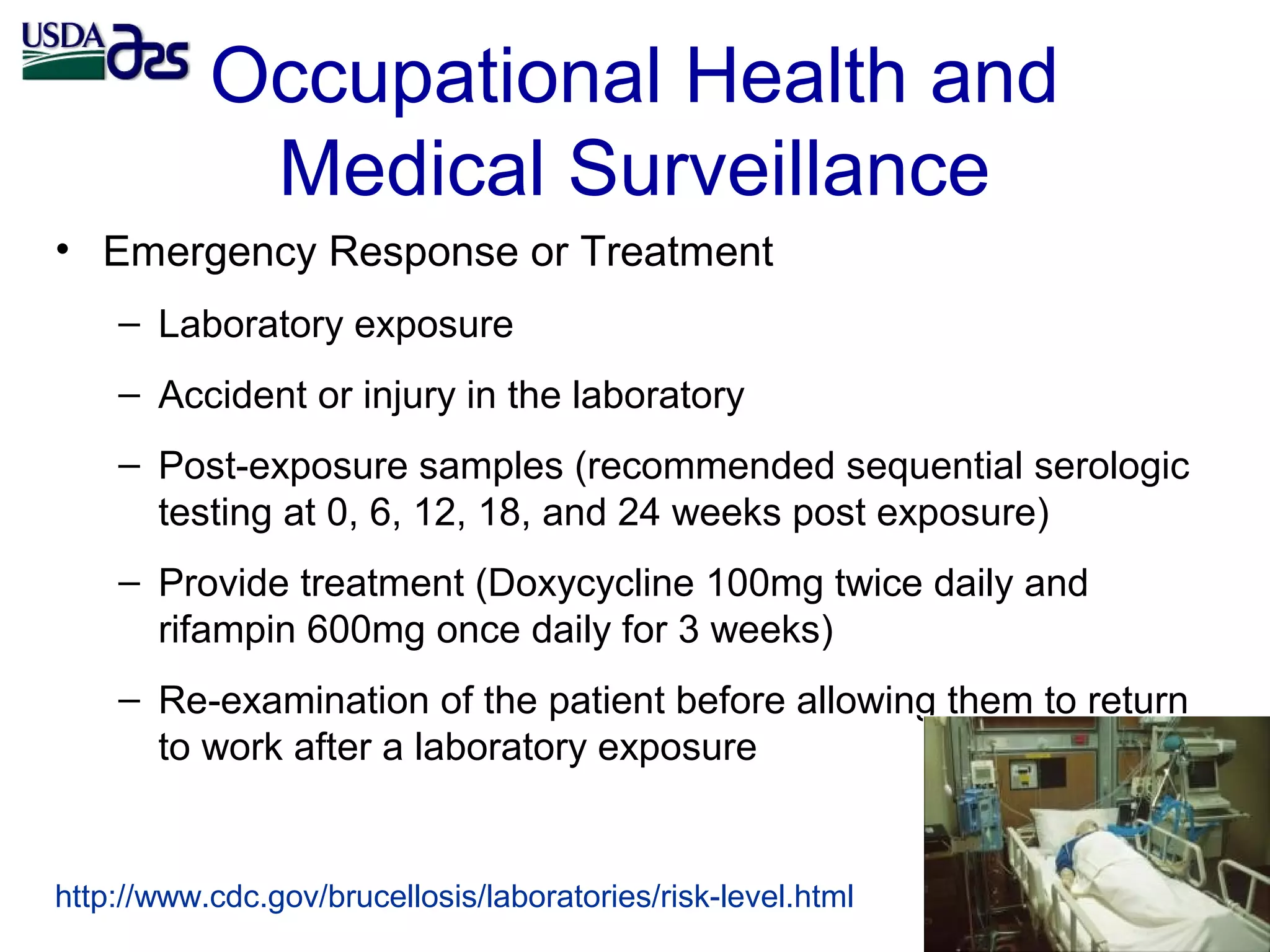 Laboratory biosafety and biosecurity issues related to Brucella ...