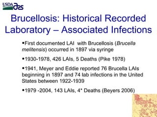 Laboratory biosafety and biosecurity issues related to Brucella research and diagnostics | PPT