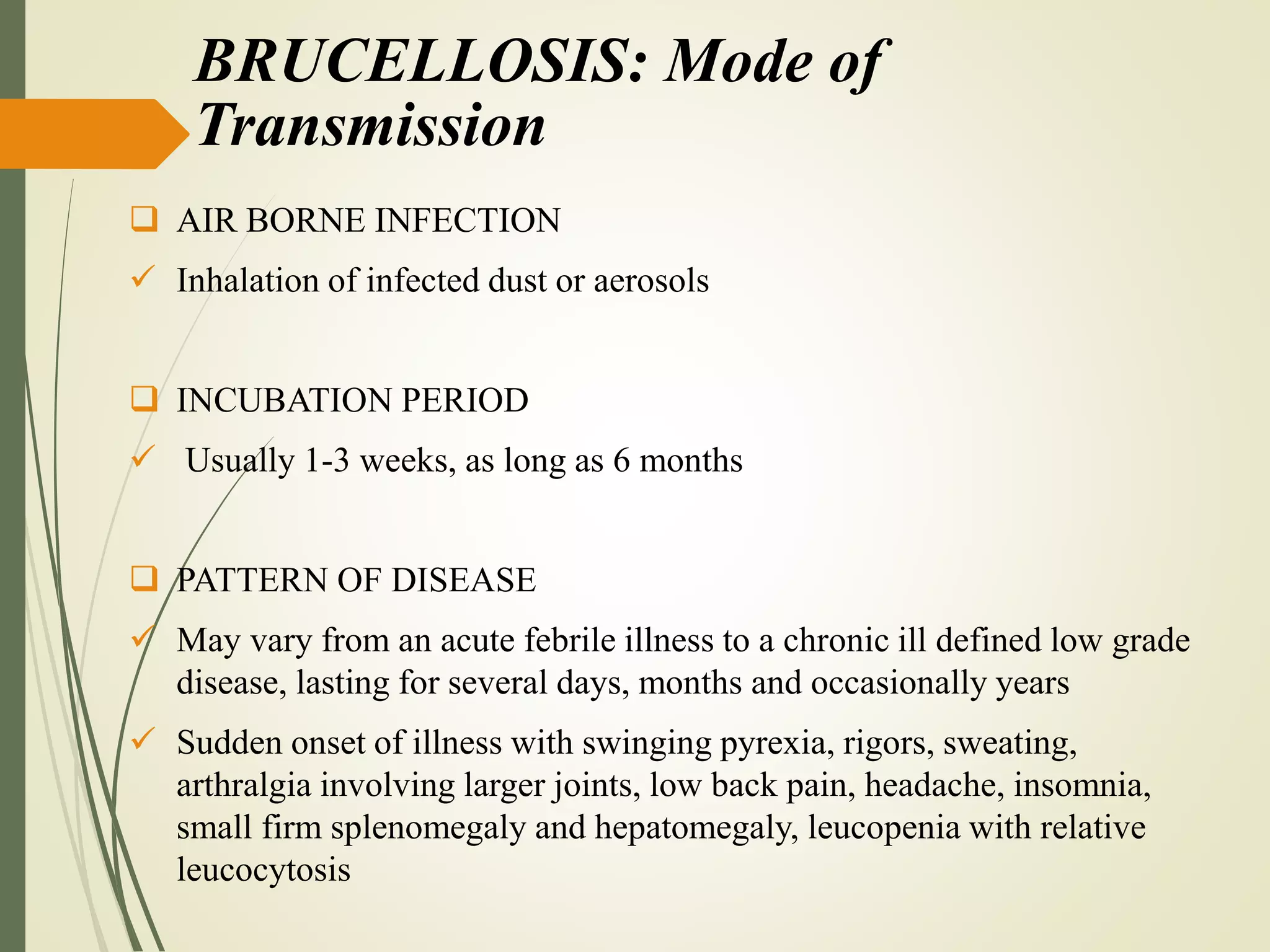 Brucellosis & leptospirosis | PPTX