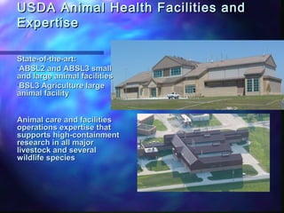 Overview of research in the USDA Infectious Bacterial Diseases Unit | PPT