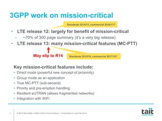 Introducing unified critical communications | PPT