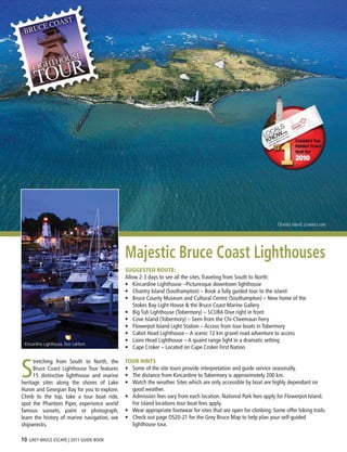Bruce Peninsula Map and Accomodations | PDF