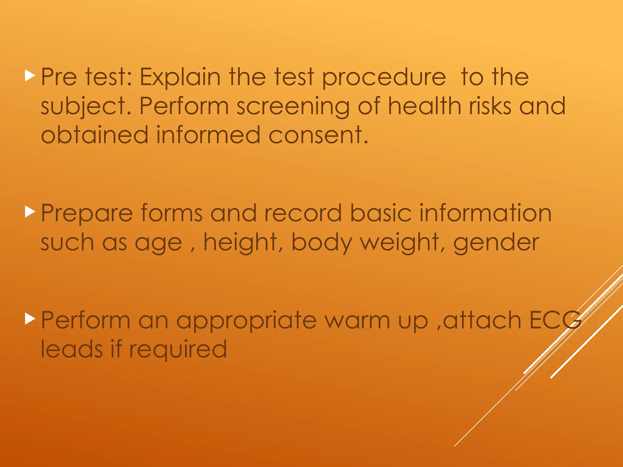 BRUCE PROTOCOL: MEASURE OF FUNCTIONAL CAPACITY OF THE INDIVIDUAL | PPT