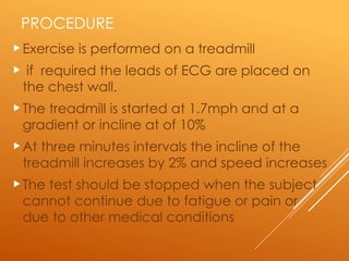 BRUCE PROTOCOL: MEASURE OF FUNCTIONAL CAPACITY OF THE INDIVIDUAL | PPTX
