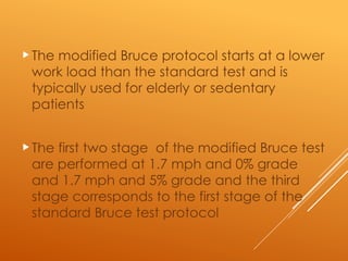BRUCE PROTOCOL: MEASURE OF FUNCTIONAL CAPACITY OF THE INDIVIDUAL | PPTX