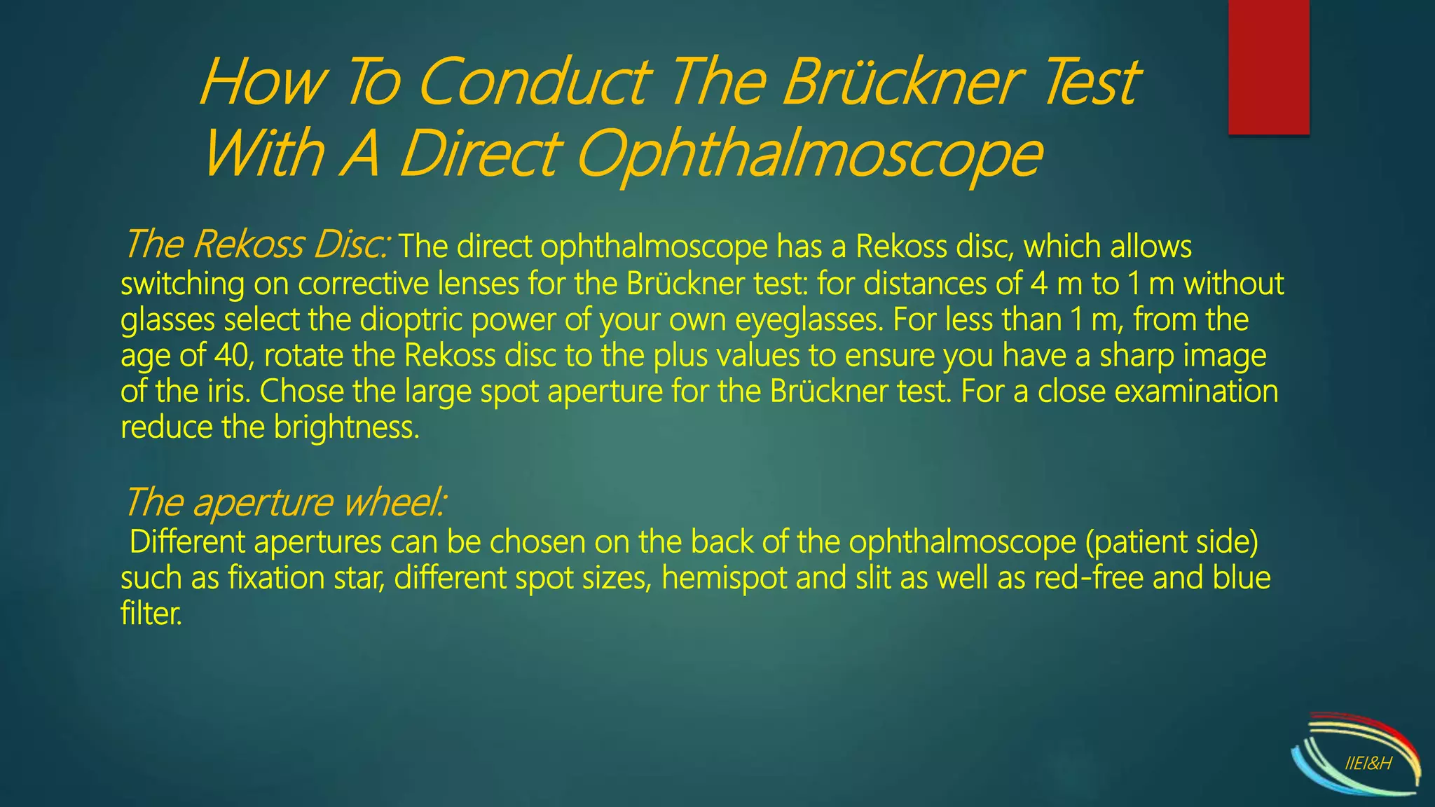 Bruckner test | PPTX