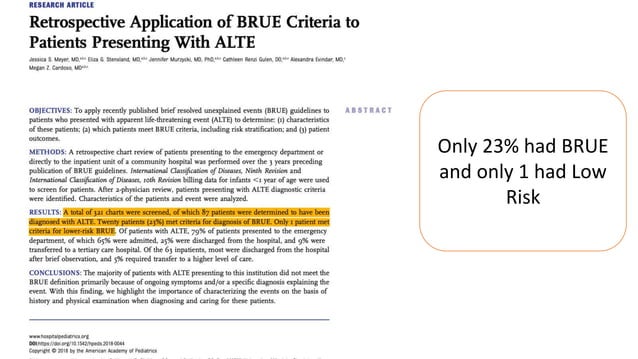 BRUE IAP TCB 2020 Ver 2.pptx | Medical Health