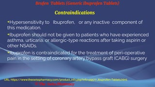 Brufen Tablets by Abbott India (Generic Ibuprofen Tablets) | PDF