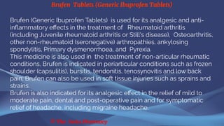 Brufen Tablets by Abbott India (Generic Ibuprofen Tablets) | PPT