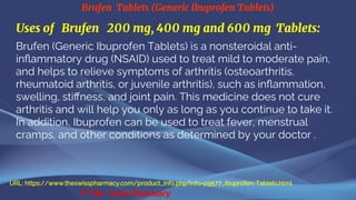 Brufen Tablets by Abbott India (Generic Ibuprofen Tablets) | PPT