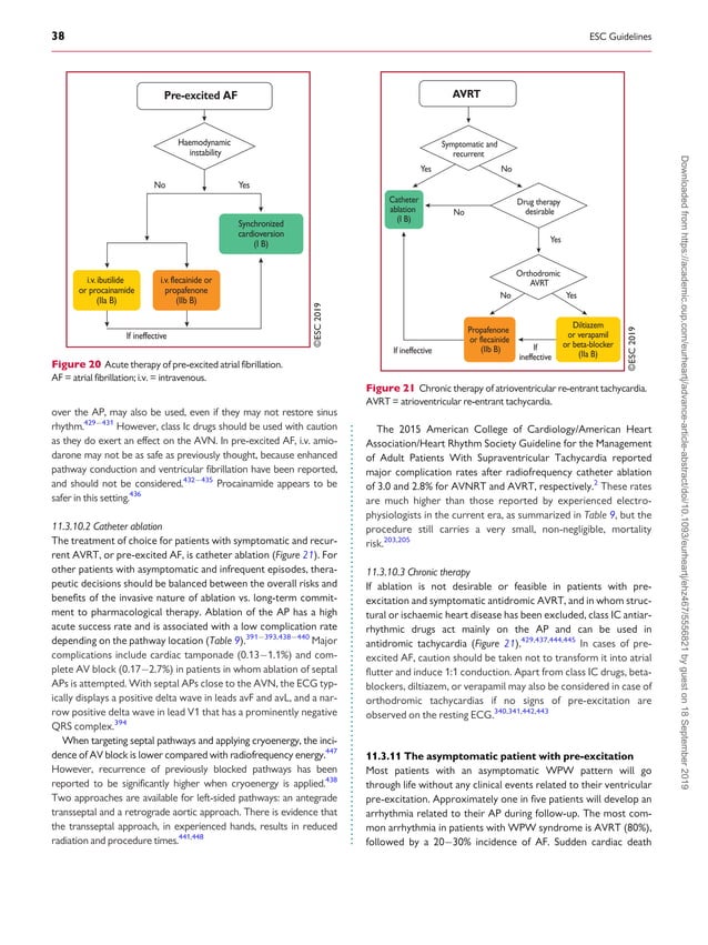 Brugada 2020--esc-guidelines-for-the-management-supraventricular tachycardia -samir rafla | PDF