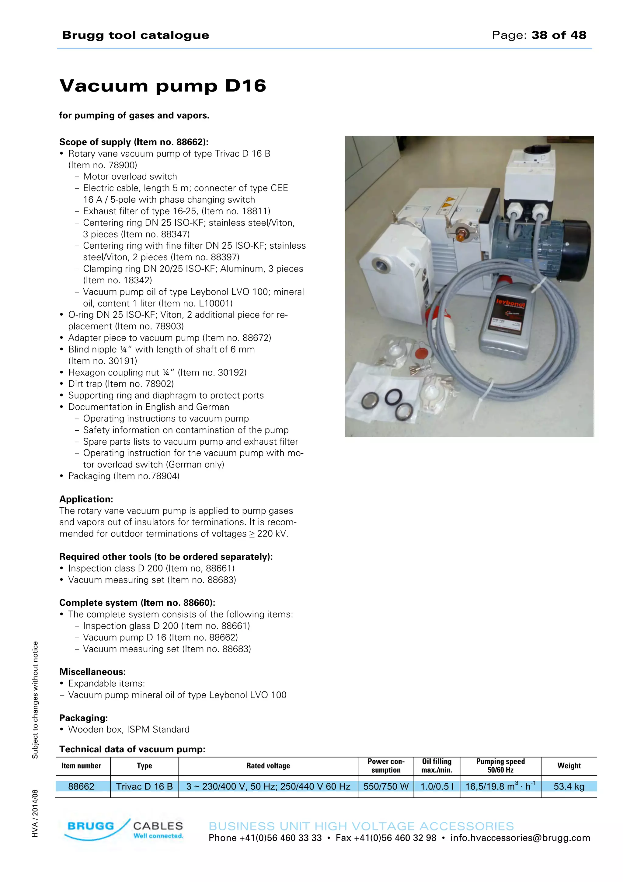 Brugg Cable Tools - High Voltage Cable Jointing Tools | PDF