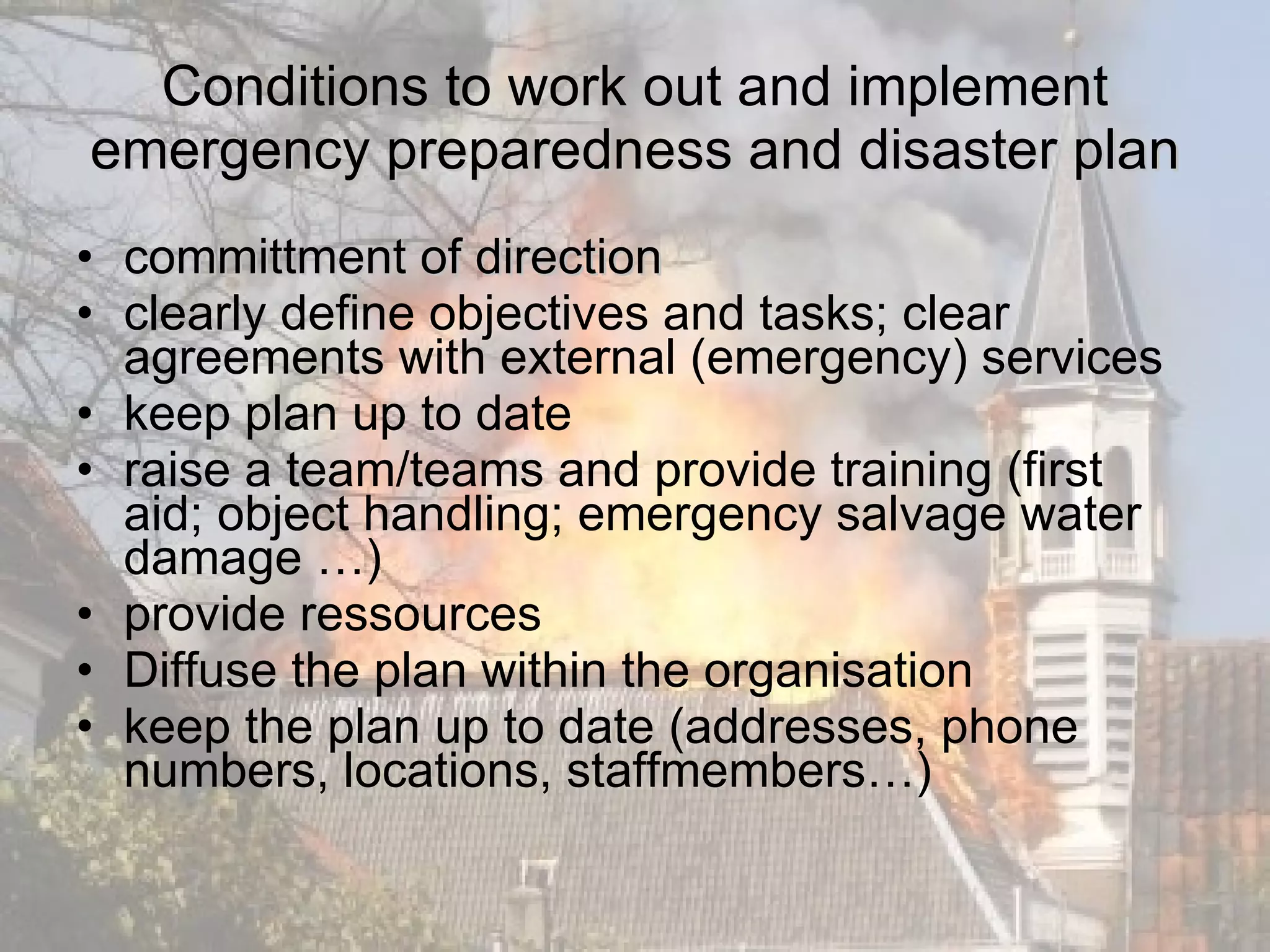 Brugge Disaster Planning | PPT