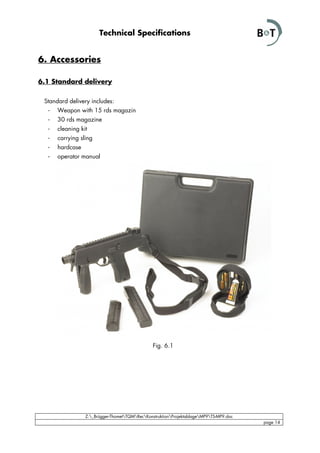 Brugger thomet-smg mp9-tp9 技术规范手册l | PDF
