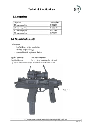 Brugger thomet-smg mp9-tp9 技术规范手册l | PDF