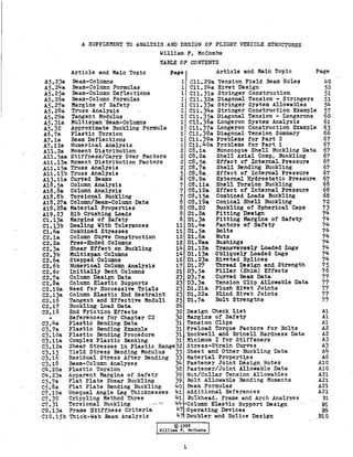 Analysis and Design of Flight Vehicle Structures a Bruhn supplement | PDF