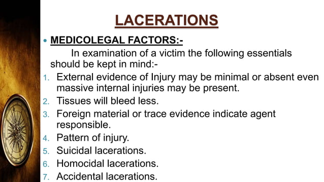 Bruises lacerations | PPT