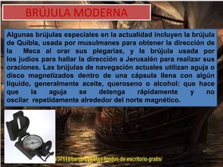 Brujula y gps | PPTX