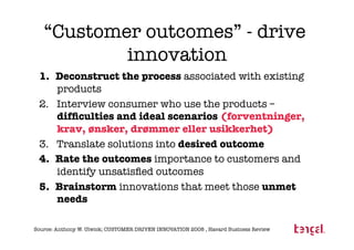 consumer driven innovation | PPT