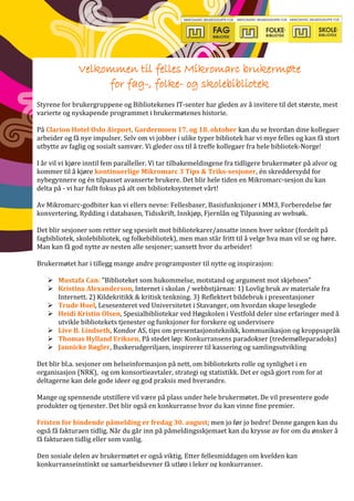 Mikromarc Brukermøte 2013 Fag | PDF