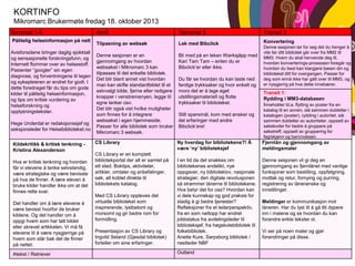 Mikromarc Brukermøte 2013 Fag | PDF