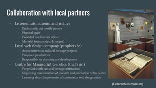 Interfacing literary genesis | PPT