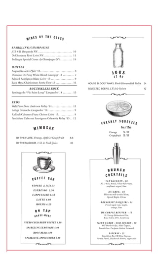 Brunch menu | PDF
