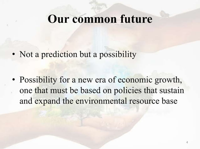 Brundtland commision, sustainable development | PPTX