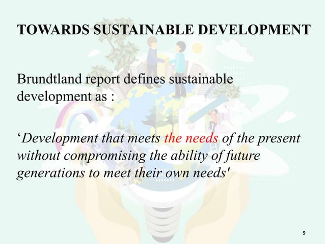 Brundtland commision, sustainable development | PPTX