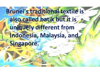 Brunei arts | PPTX