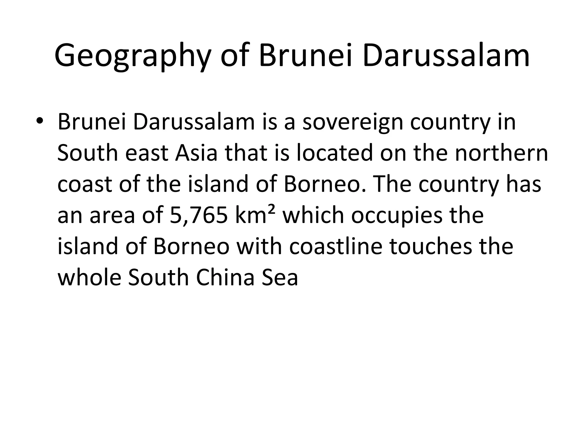 Brunei darussalam erin | PPTX