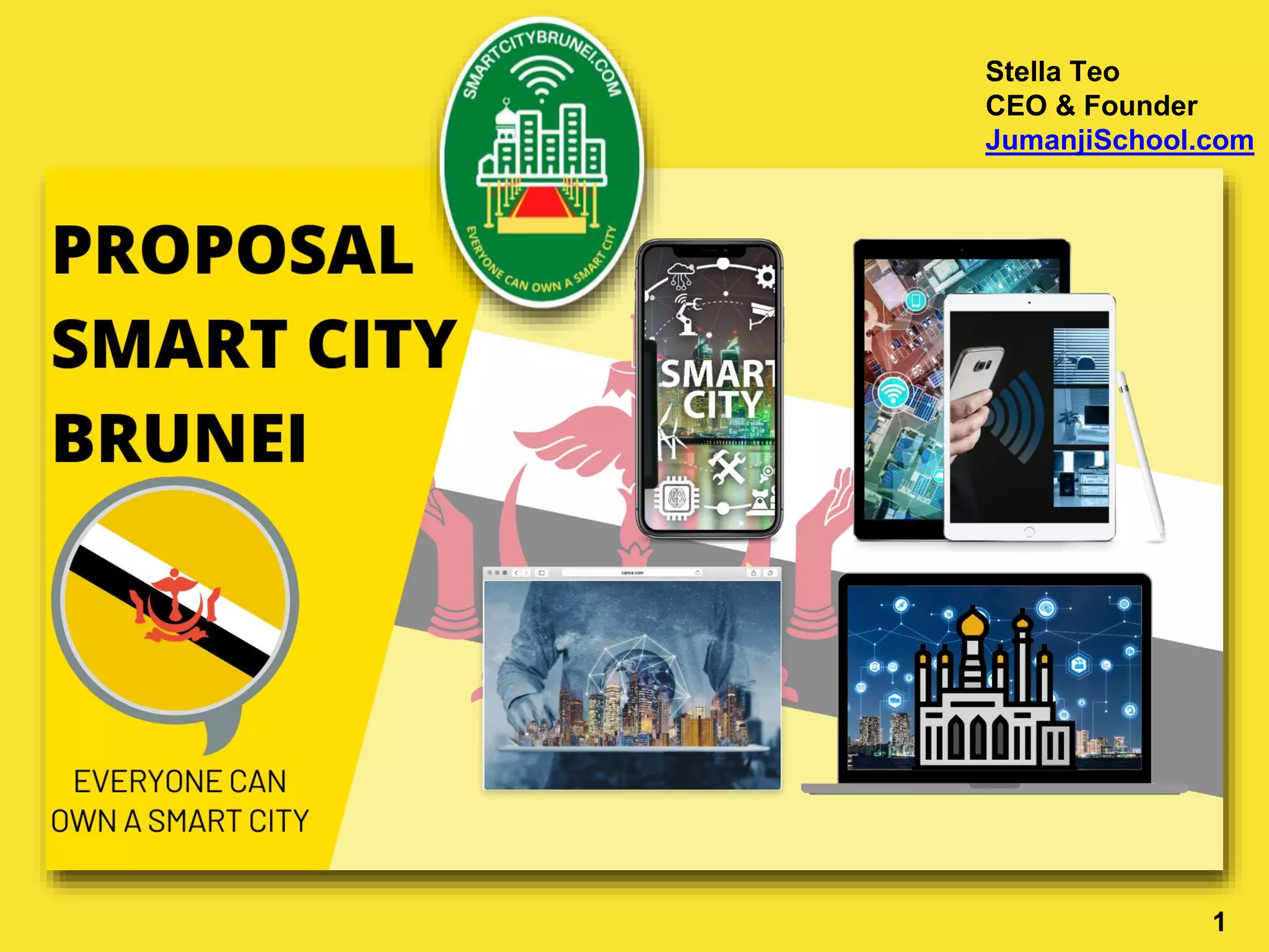 Brunei smart city proposal PPT File | PPTX