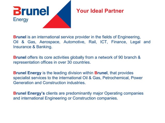 Brunel Energy Company Presentation | PPT